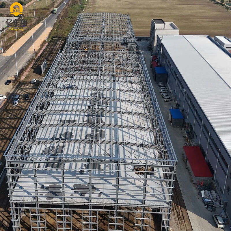 Multi Storey Large Span Customized Prefabricated Steel Structure ...