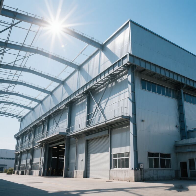 Corrugated Steel Panel Prefab Metal Warehouse Anti Corrosion Coating ...