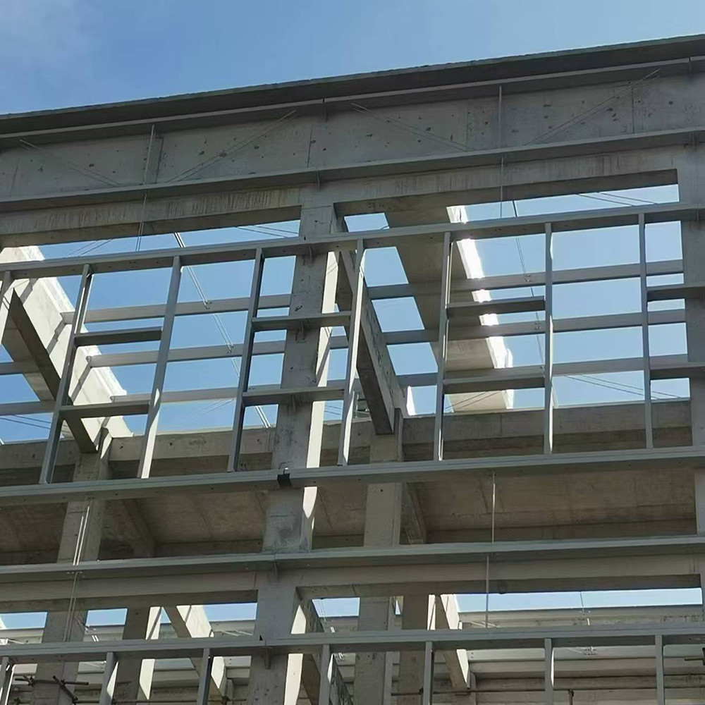 Edifícios metálicos pré-fabricados de grande comprimento Construção ...