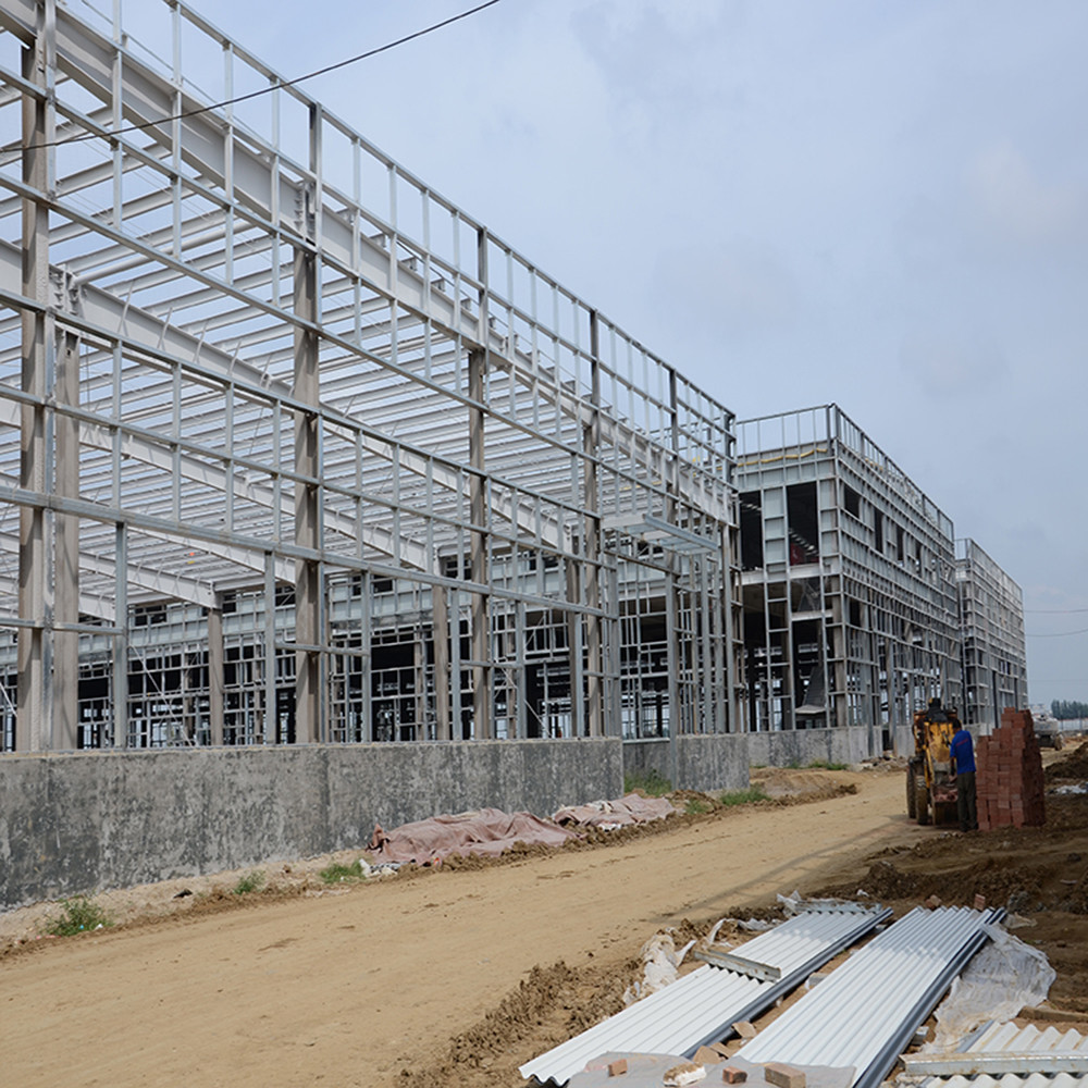 Prefabricated Steel Structure Factory with Bolt Connection Q235 Q355