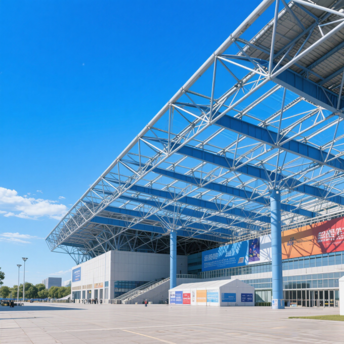 Sports Hall Gymnasium Design Steel Structure Basketball Court Construction